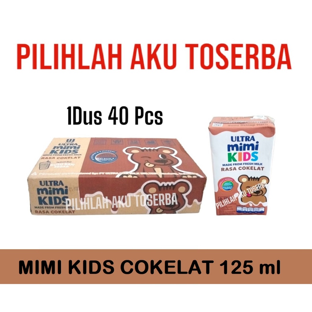 Jual Susu Ultra Mimi Kids COKLAT (Cokelat) 125 ml - (1 DUS ISI 40 ...