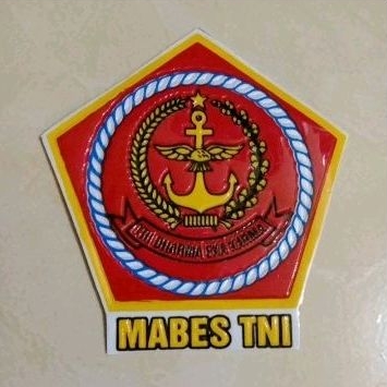 Jual Stiker Embos Timbul Logo MABES TNI | Shopee Indonesia