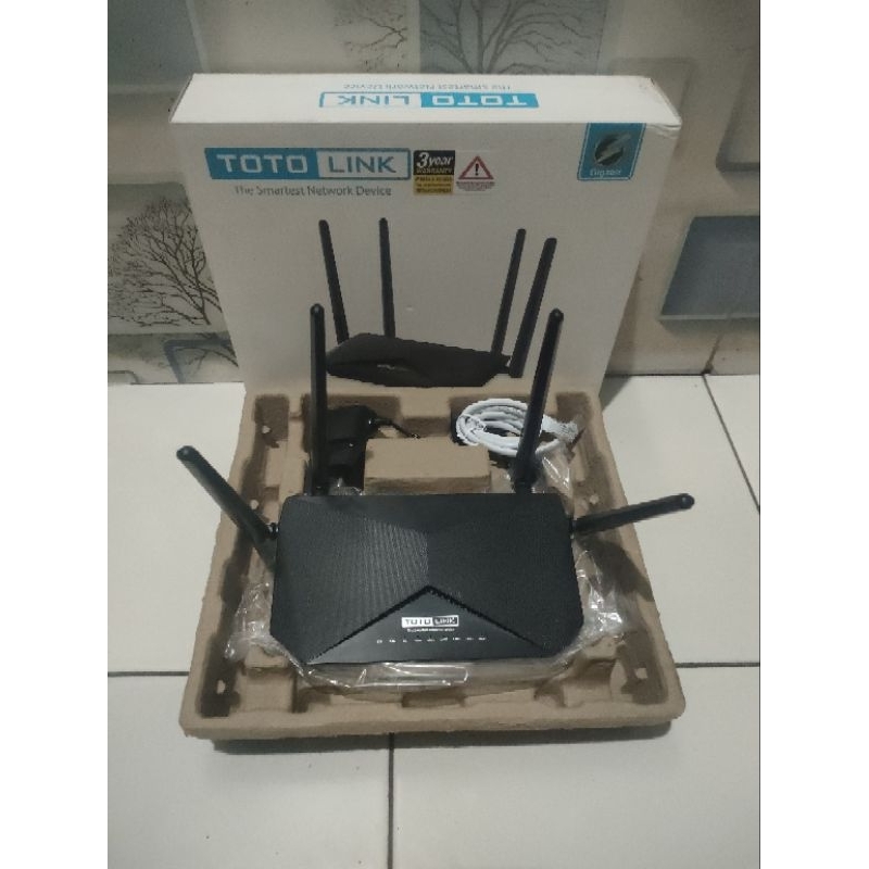 Jual TOTO LINK MODEL:A3002R AC1200 WIRELESS DUAL BAND GIGABIT ROUTER | Shopee Indonesia