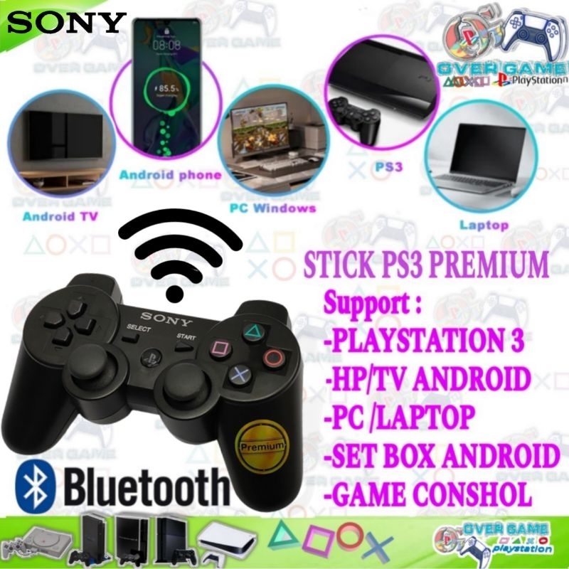 Jual JOYSTICK PS3 WARNA TRANSPARAN SUPPORT HP/PC/LAPTOP/SMARTtv/PS3 ...