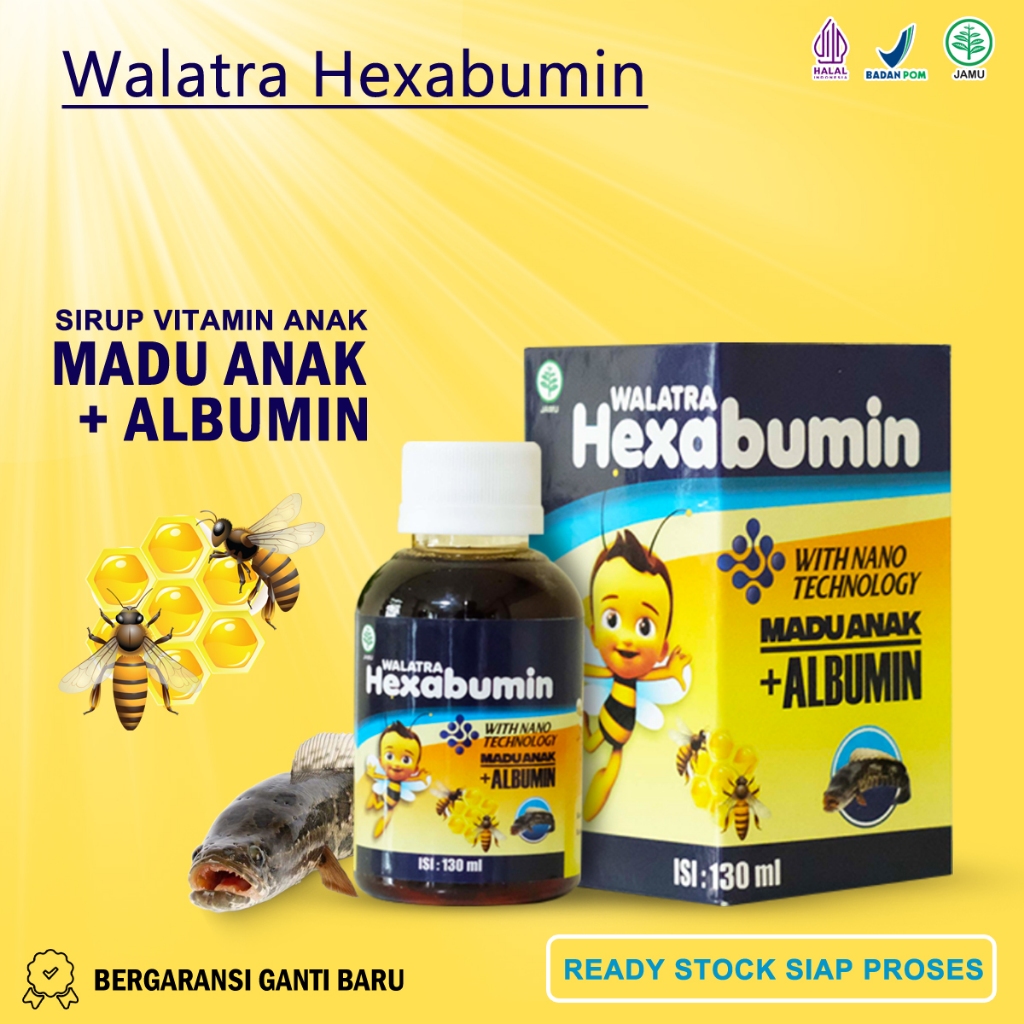 Jual Hexabumin Madu Obat Penambah Berat badan dan Nafsu Makan Anak ...