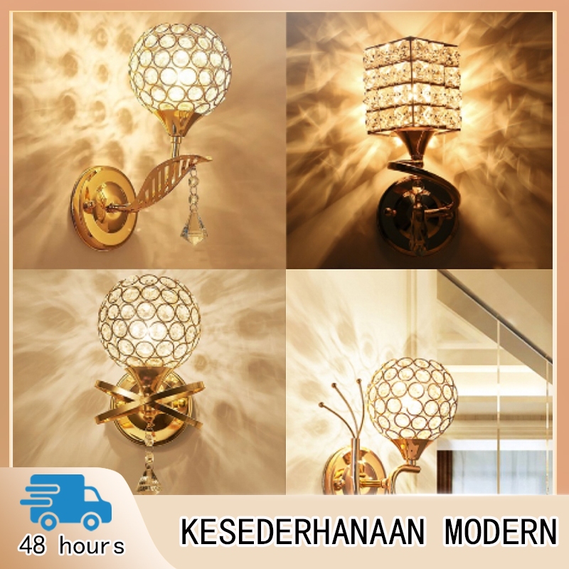 Jual Lampu Dinding Lampu Hias Lampu Dinding Kristal Lampu Kamar Tidur ...