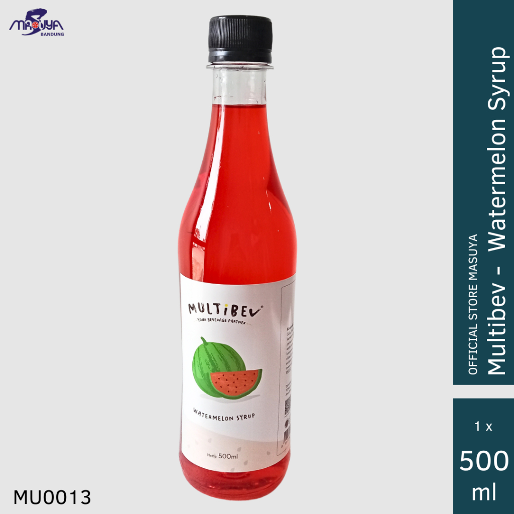 Jual Multibev Watermelon Syrup 500ml Sirup Rasa Semangka | Shopee Indonesia
