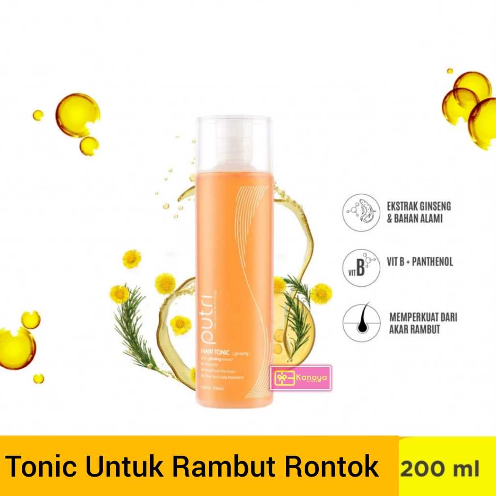Jual Putri Hair Tonic 200ML OBAT RAMBUT RONTOK/ MENYUBURKAN RAMBUT ...