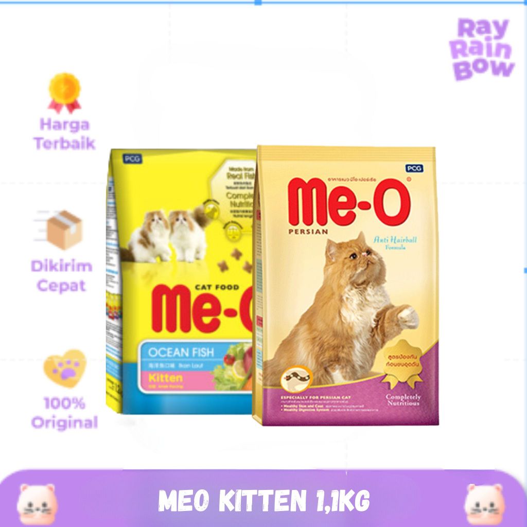Jual MEO Kitten 1,1kg MEO Persian Adult 1,1kg Makanan ME-O FRESHPACK ...