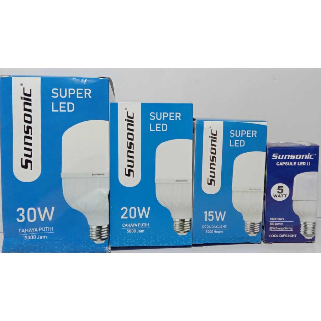 Jual Lampu Sunsonic LED Capsule Kapsul Tabung 5/10/15/20/30 Watt PUTIH | Harga ekonomis murah ...
