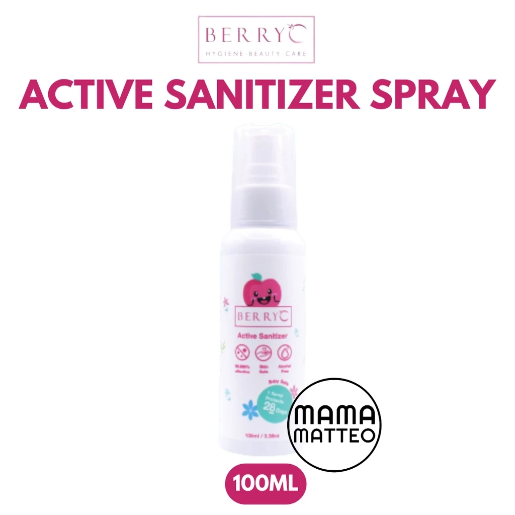 Jual BerryC / Berry C Active Sanitizer Spray 100ml (travel size ...