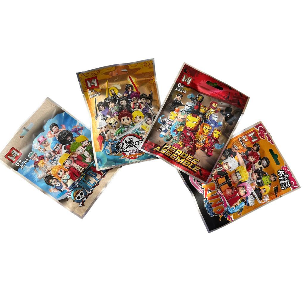 Jual gacha minifigure Blindpack Brick Onepiece Demon slayer Naruto ...