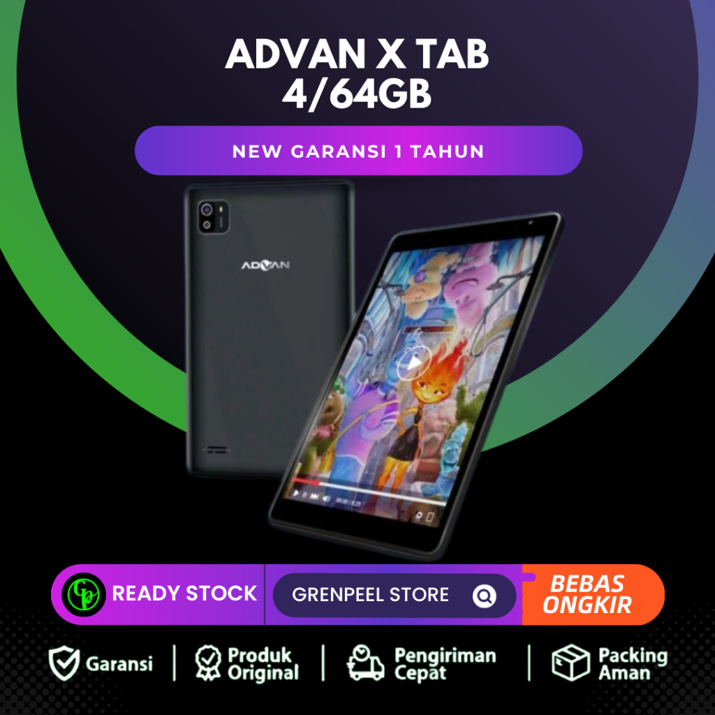 Jual Tablet Advan XTAB 4/64GB 4GB 64GB LTE Garansi Resmi 1 Tahun ...