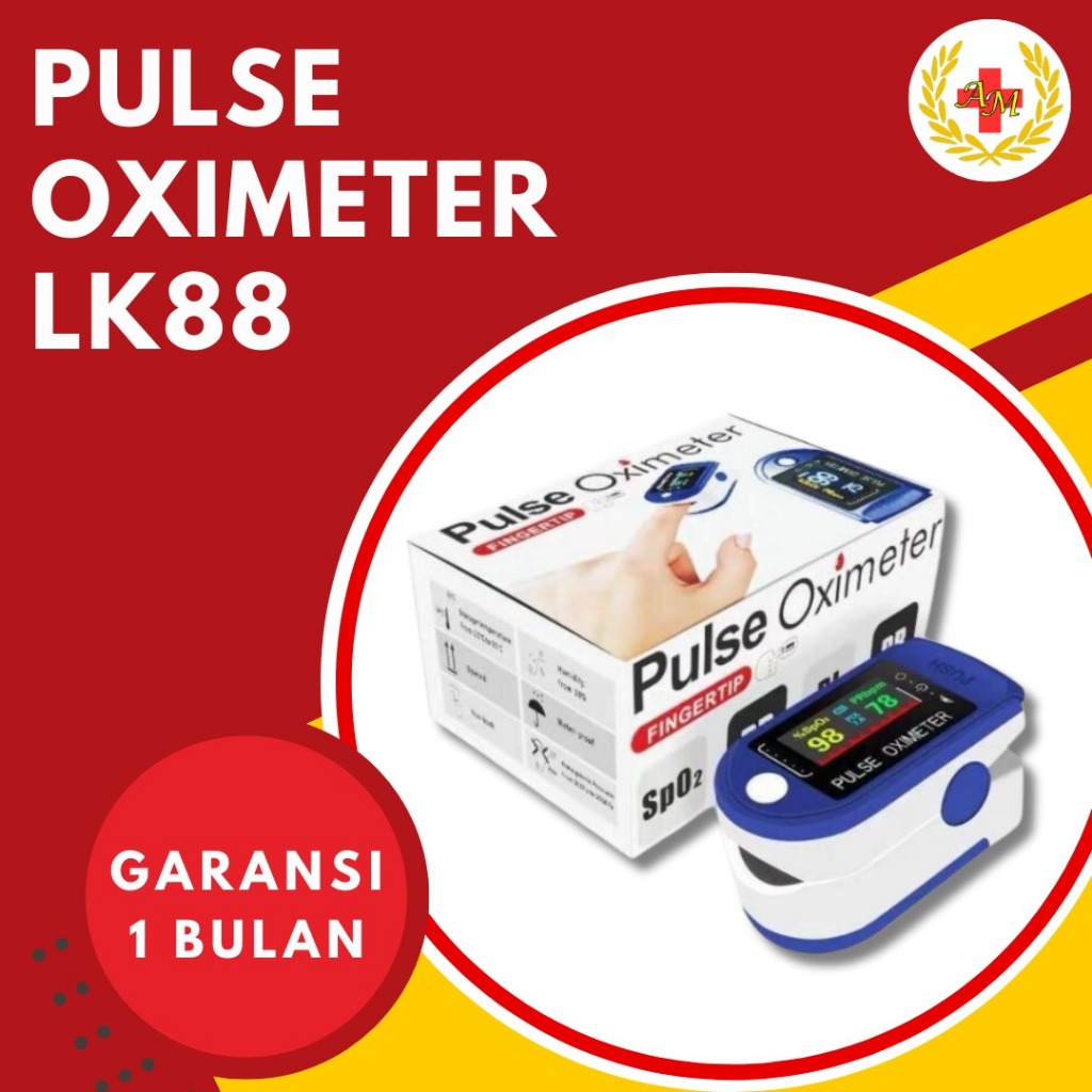 Jual Pulse Oximeter LK88 Fingertip Pulse Oxymeter LK 88 Oksimetri ...