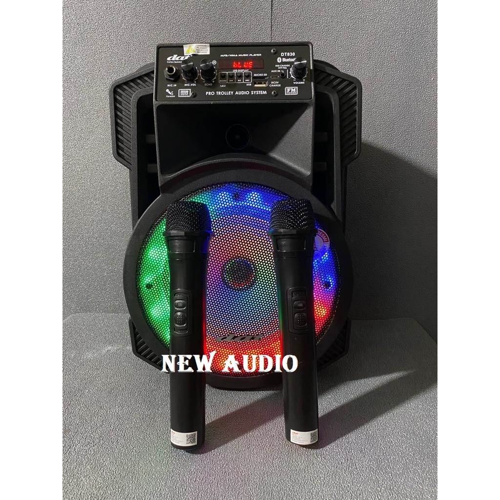 Jual Speaker Portable Wireless Dat DT 830 / Dat DT830 Original 8 inch ...