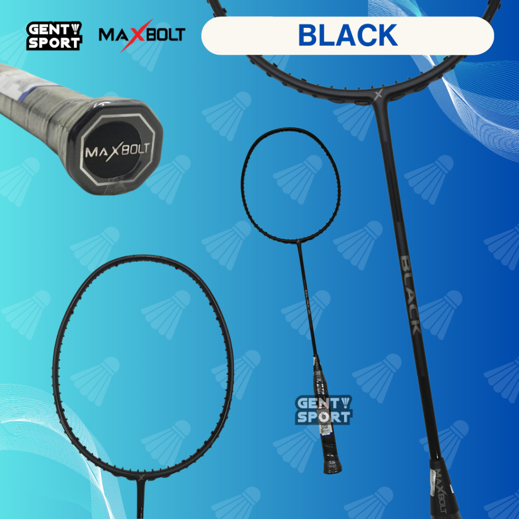 Jual Maxbolt BLACK Raket Badminton Original | Shopee Indonesia