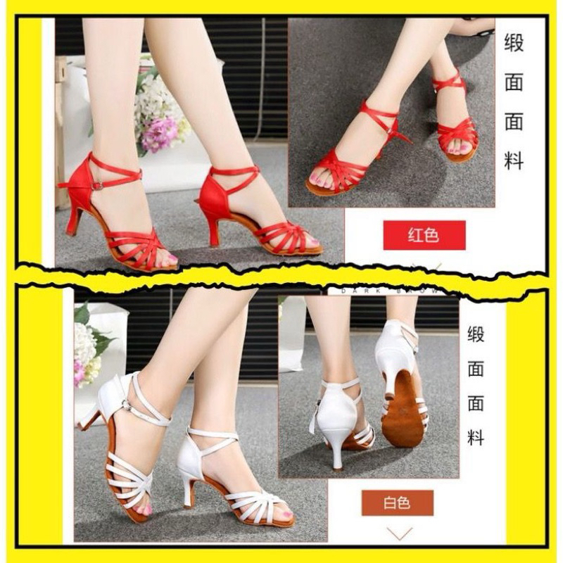 Jual Sepatu Premium 5cm & 7cm 34-41 sepatu dansa wanita line dance UH5 ...