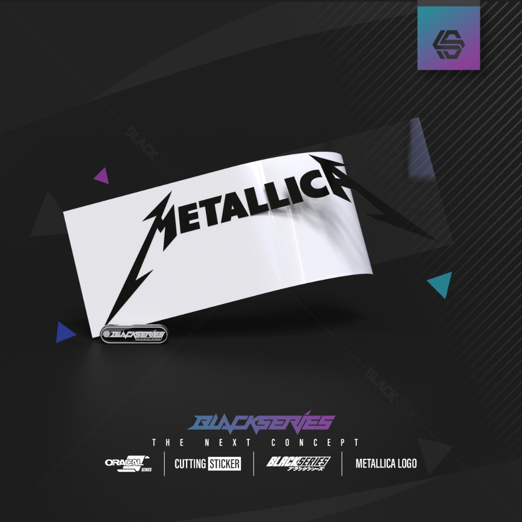 Jual Stiker Metallica | Cutting Sticker Metallica Logo | Stiker Musik ...
