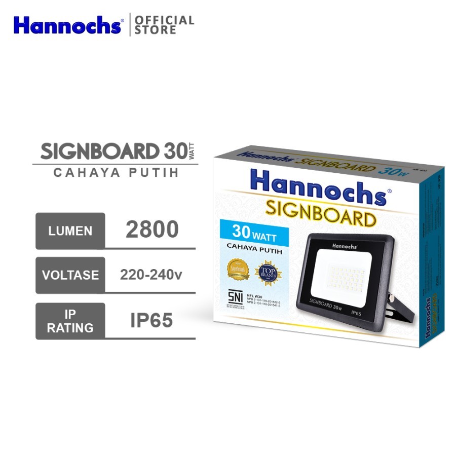 Jual Lampu Sorot / Tembak Hannochs Signboard 30W LED Bergaransi ...