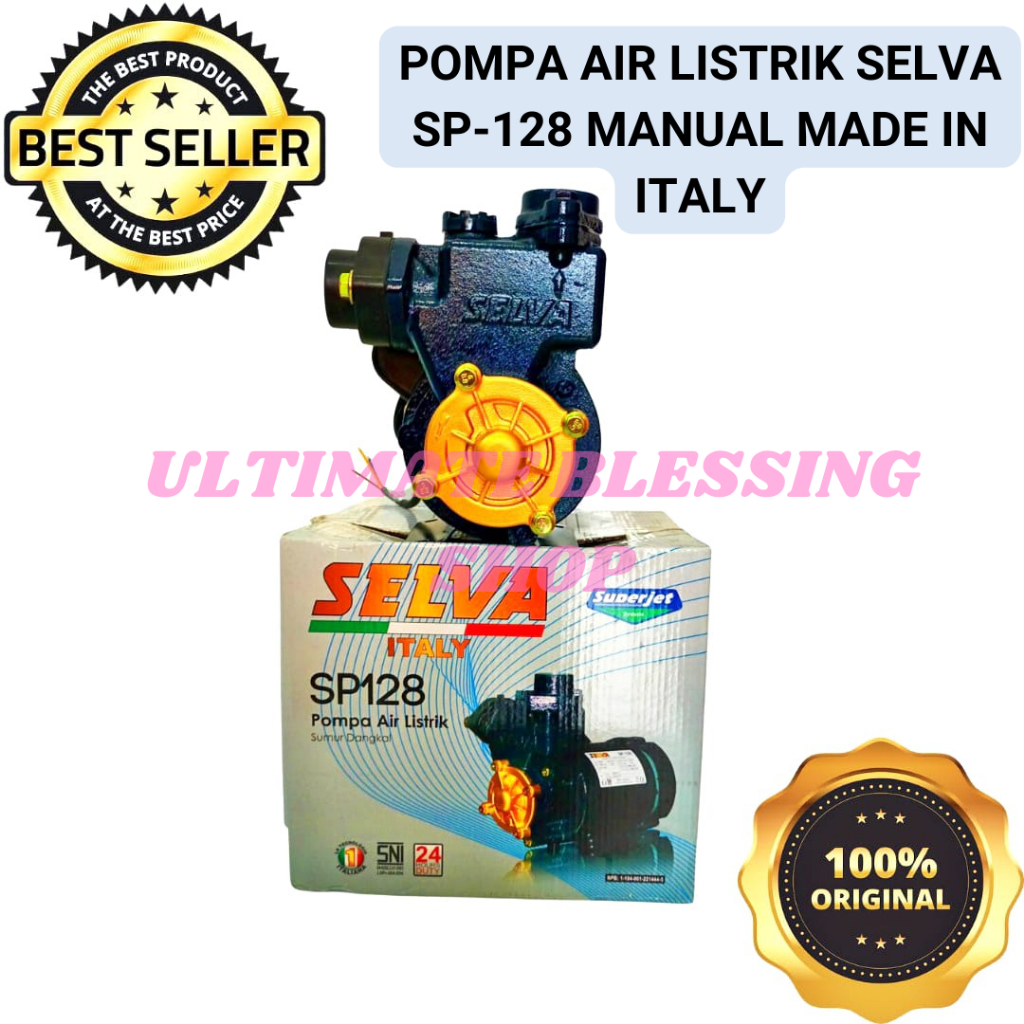Jual POMPA AIR SELVA SP-128 TEMBAGA ORIGINAL ANTI KARAT - Ultimate Blessing Shop | Shopee Indonesia
