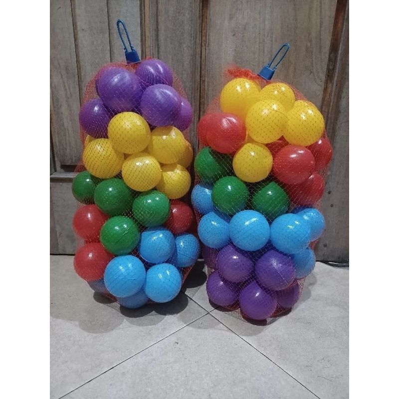 Jual HLS - [ISI 50] Bola Mandi Bola Warna / Mandi Bola Anak - Anak Isi ...