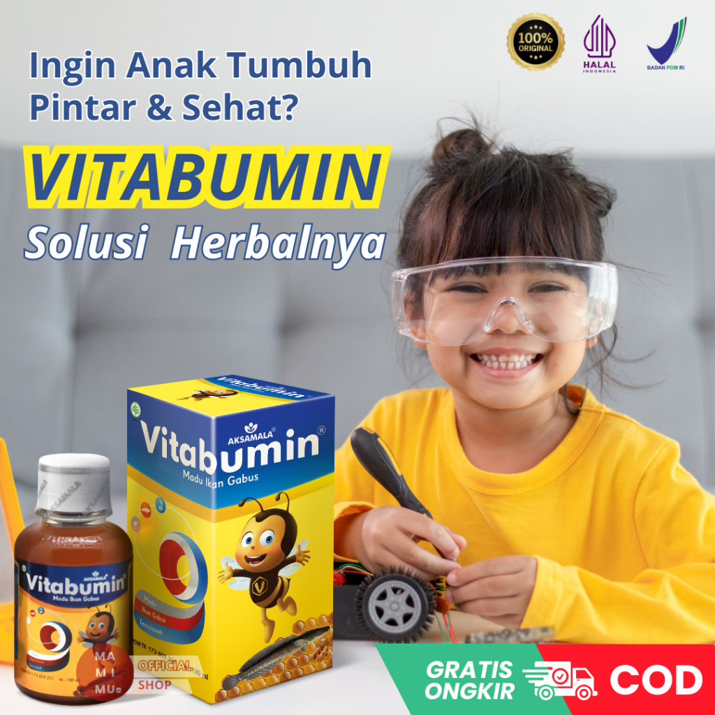 Jual Vitabumin Madu Ikan Gabus Albumin Temulawak untuk Anak Lahap Makan | Madu Nutrisi Anak ...