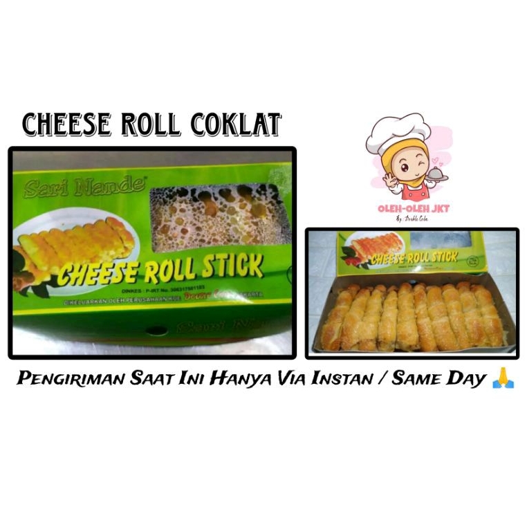 Jual Cheese Roll Coklat / Cheese Roll Stick Double Cola / Chocolate ...