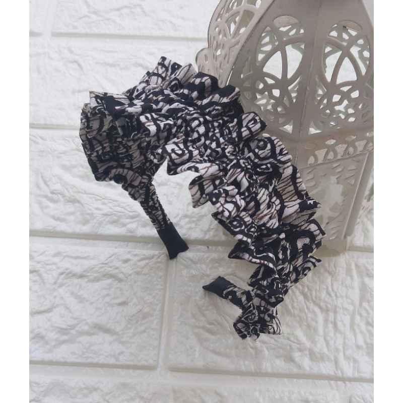Jual Bando ruffles motif batik | Shopee Indonesia