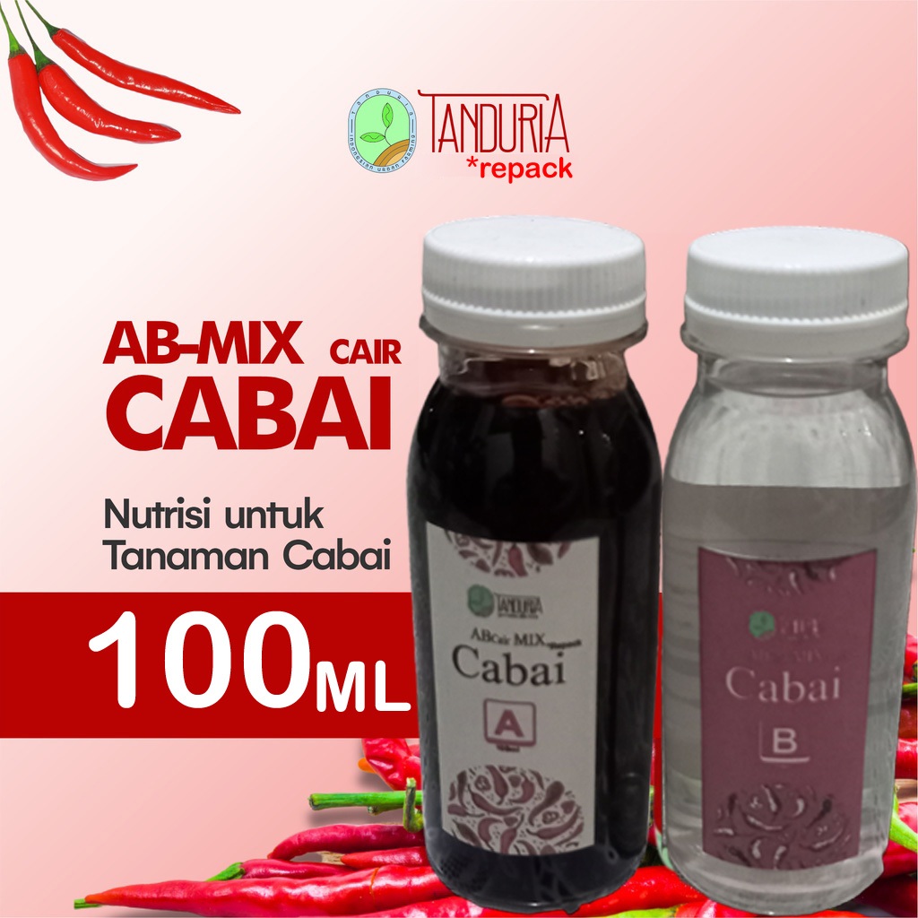Jual TANDURIA - AB Mix Cair Cabai Cabe Nutrisi Instant Siap Pakai 100 ...