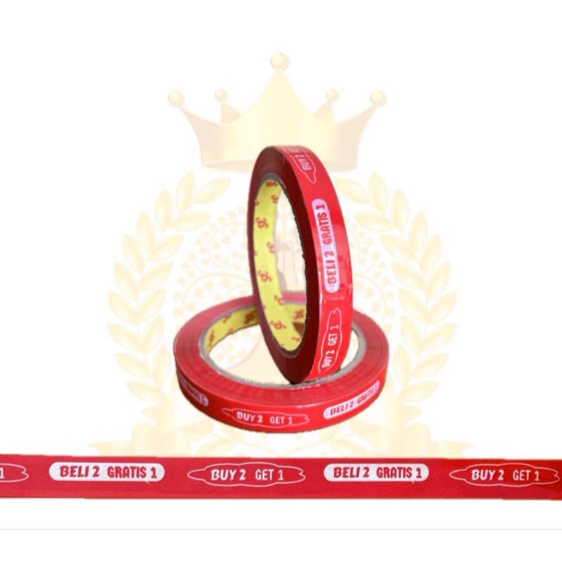 Jual Isolasi Printing 12mm x 65m 3S "Buy 2 Get 1" / Isolasi Beli 2 ...