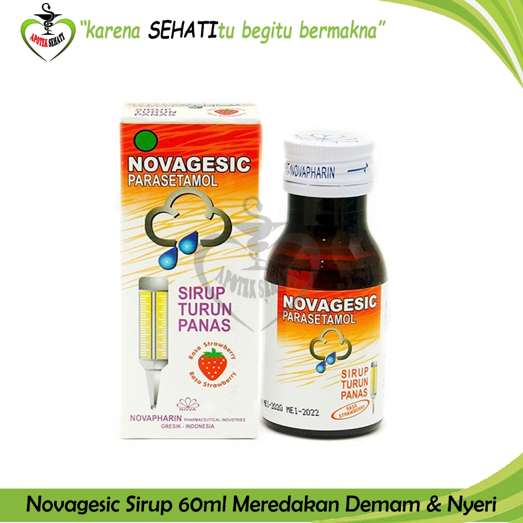 Jual Novagesic sirup 60 ml Paracetamol Demam Panas Anak | Shopee Indonesia