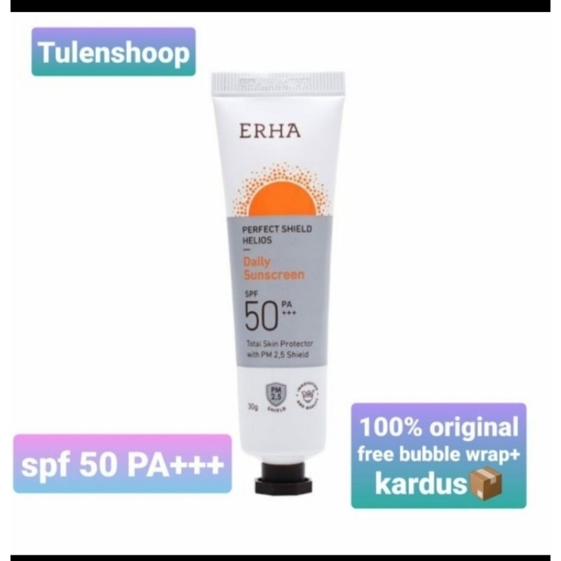 Jual Erha Perfect Shield Helios Daily Sunscreen Spf50 /Pa++ |Sunscreen Erha | Shopee Indonesia