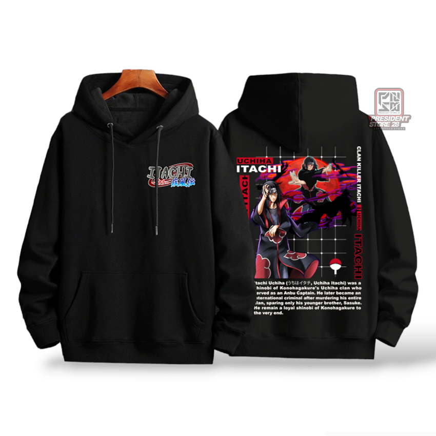 Jual Hoodie Itachi Uchiha Sweater Distro Anime | Shopee Indonesia