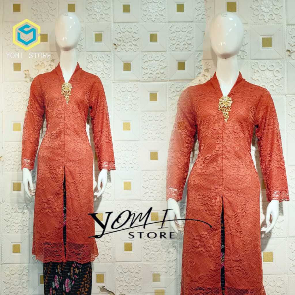 Jual baju kebaya murah panjang tunik brokat kebaya akad kebaya besanan ...