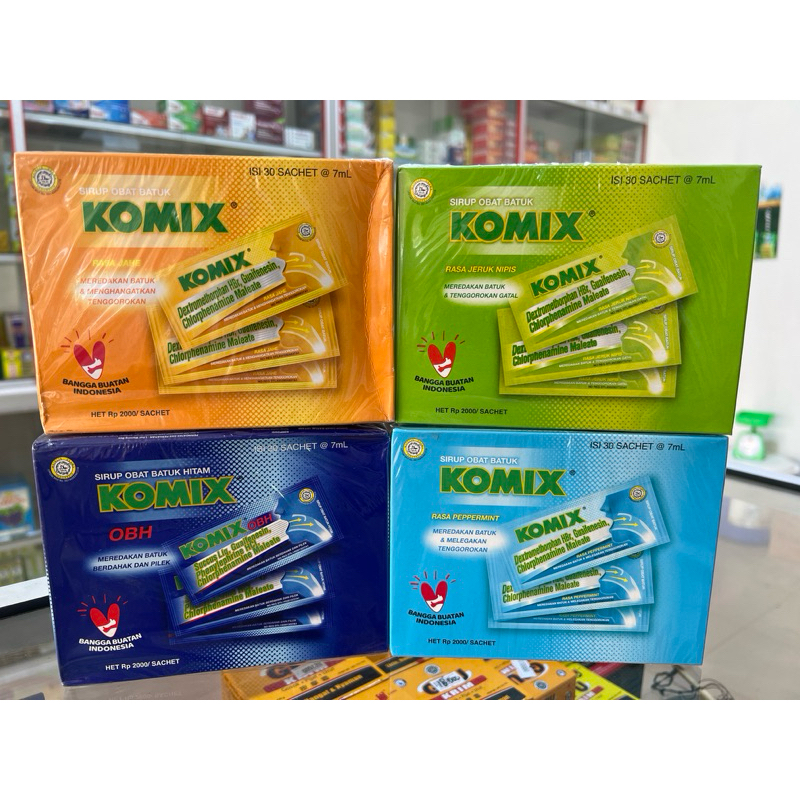Jual komix obat batuk all variant | Shopee Indonesia
