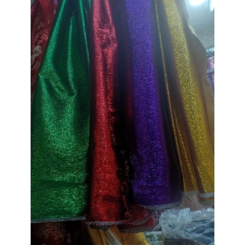 Jual HARGA PROMO/HARGA MURAH/BAHAN LAME TIKAR/KAIN LAME/BAHAN BAJU NARI ...