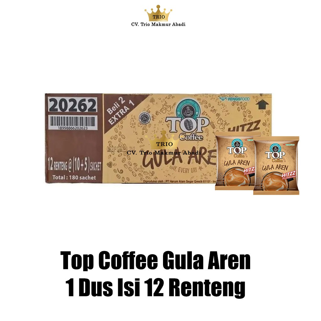 Jual Top Kopi Gula Aren 1 Dus Isi 12 Renteng | Shopee Indonesia