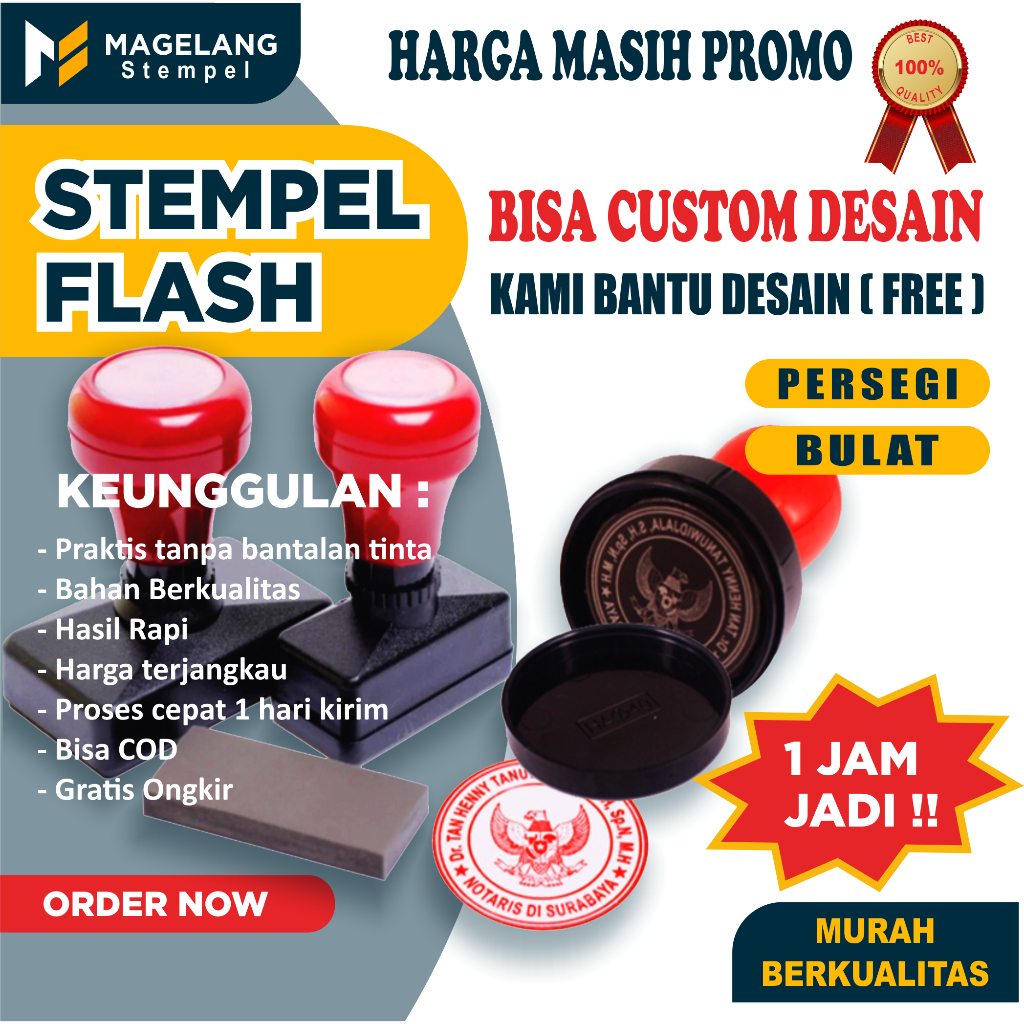 Jual Stempel Custom, Stempel Lunas, Stempel Nama, Stempel Otomatis ...