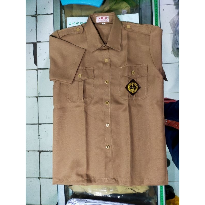 Jual Kemeja Pramuka Pembina Rafilo Laki Lengan Pendek, Baju Pramuka ...