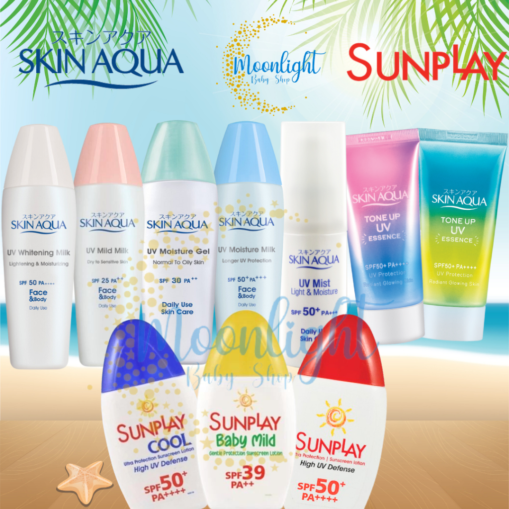 Jual Skin Aqua Whitening Milk - Moisturizer - Nexta Suncreen Serum - UV ...