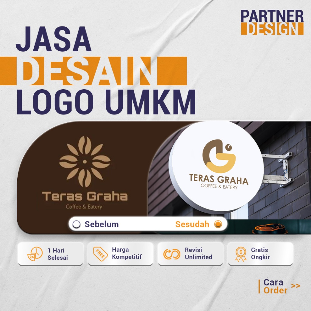 Jual PARTNER DESIGN | Jasa Desain Logo - logo UMKM, branding, logo ...