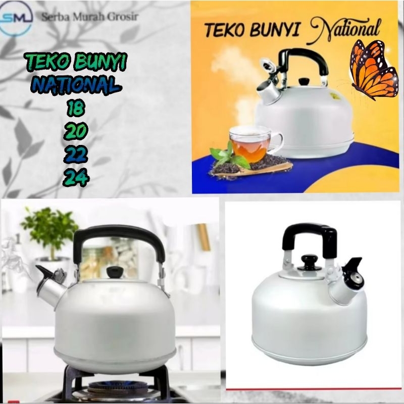 Jual teko siul/es kettle bunyi/kettle ceret air panas/teko pluit bunyi ...