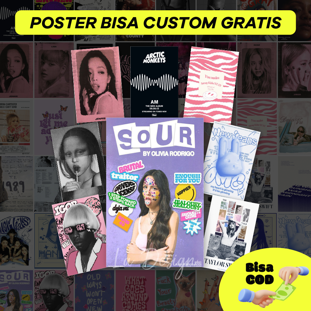 Jual Poster Dinding Aesthetic Wall Decor Postcard A6 [ISI 10 LEMBAR ...