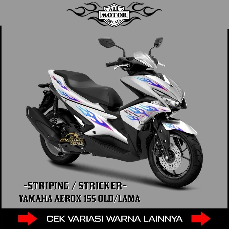 Jual Sticker Api Yamaha Aerox 155 Old / Striping Motor Aerox 155 Lama ...