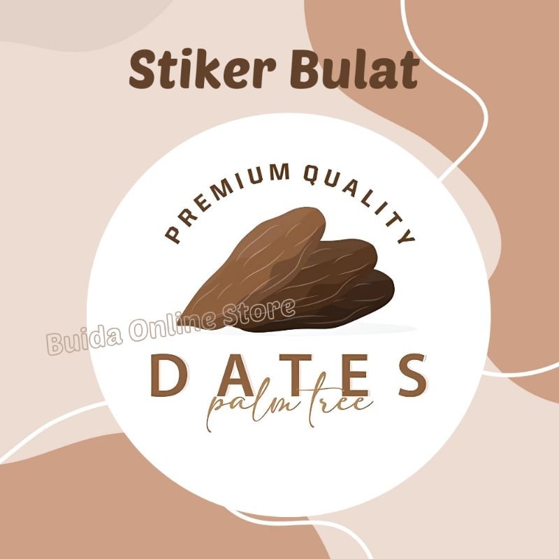 Jual Stiker Sticker Kurma Sukari Premium Saudi Dates Sukkari Label ...