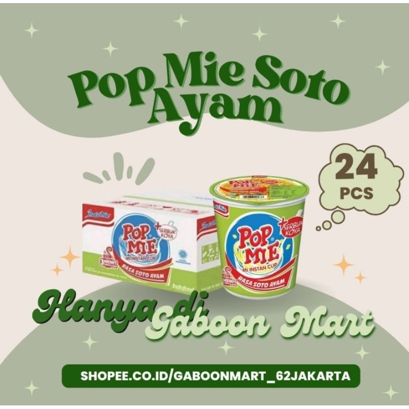 Jual Pop Mie rasa Soto Ayam 1 Dus | Shopee Indonesia