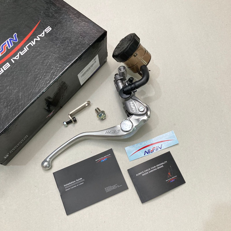 Jual master rem nissin samurai radial original 16mm posisi kanan silver universal | Shopee Indonesia