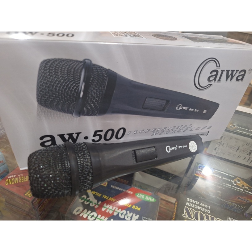Jual Microphone MIC Cable KARAOKE PROFESIONAL C AIWA AW500 CAIWA | Shopee Indonesia