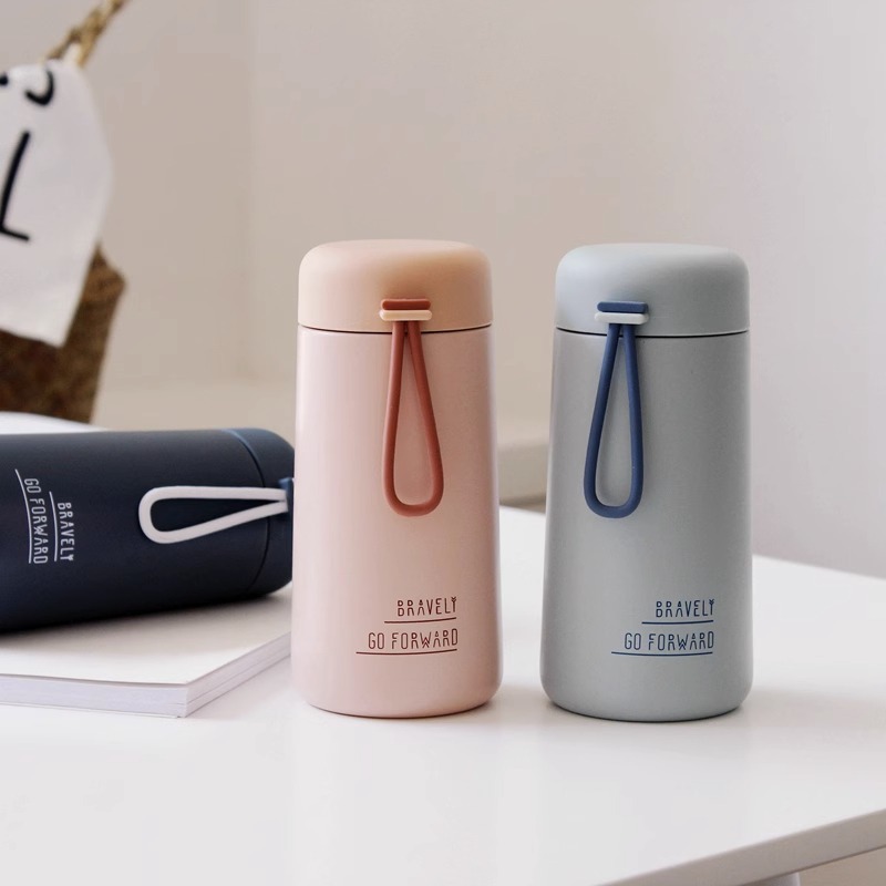 Jual TUMBLER TERMOS MINI BRAVELY GO FORWARD VACUUM CUP INSULATED MUG ...