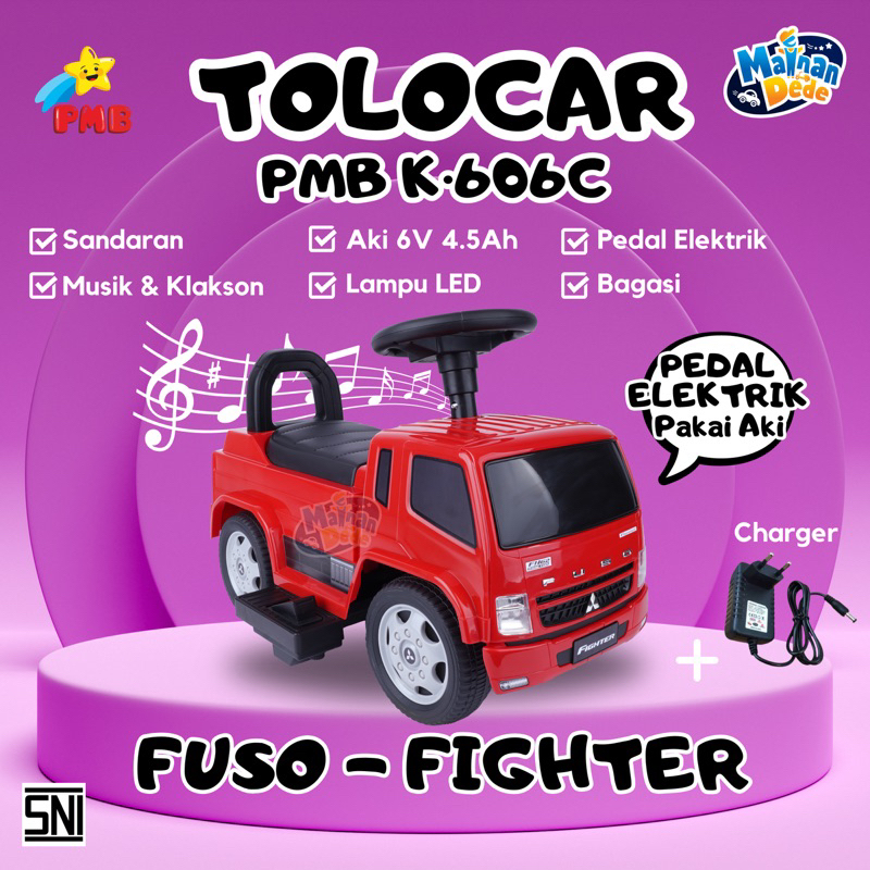 Jual Mainan Anak mobil Mobilan Dorong TOLOCAR PMB K607 k607B K607C ...