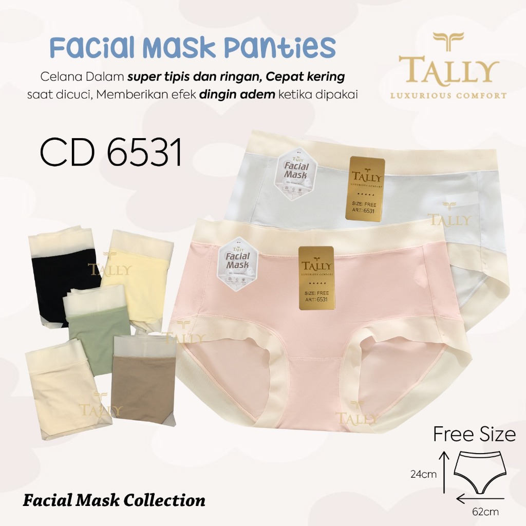 Jual NEW - CD TALLY 6531 SILKY MASK - TALLY CD 5382 FACIAL MASK Celana ...