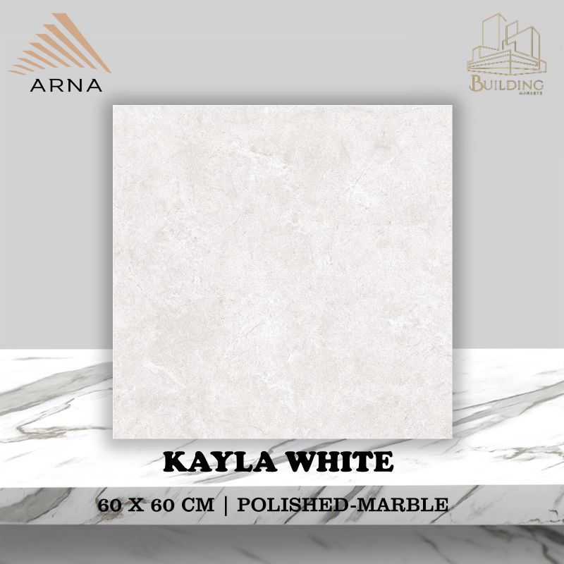Jual Granite Lantai 60x60 KAYLA WHITE/MARBLE/ARNA/SERIES | Shopee Indonesia