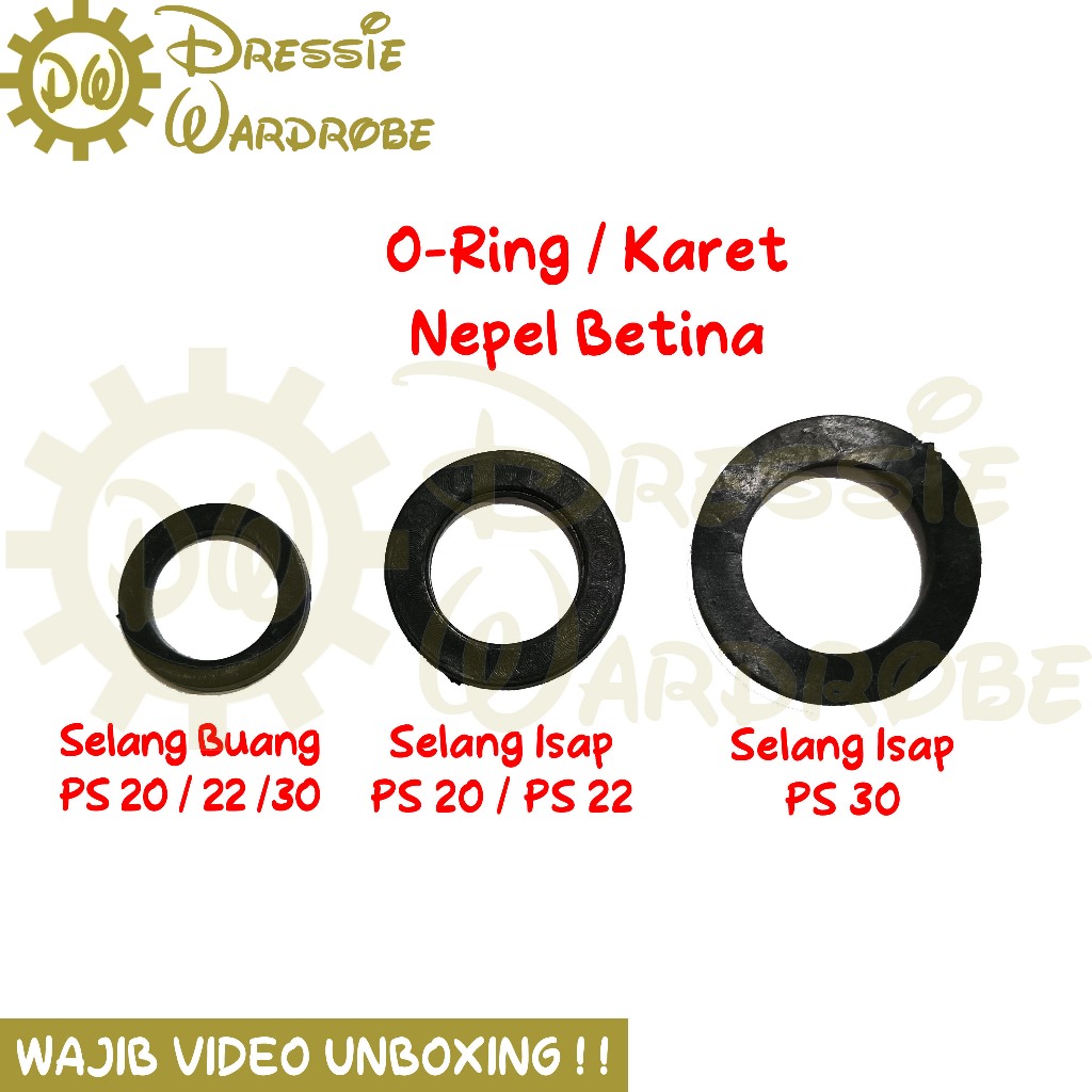 Jual O-Ring Karet Nepel Betina Selang Buang Isap Power Sprayer PS 20 22 ...