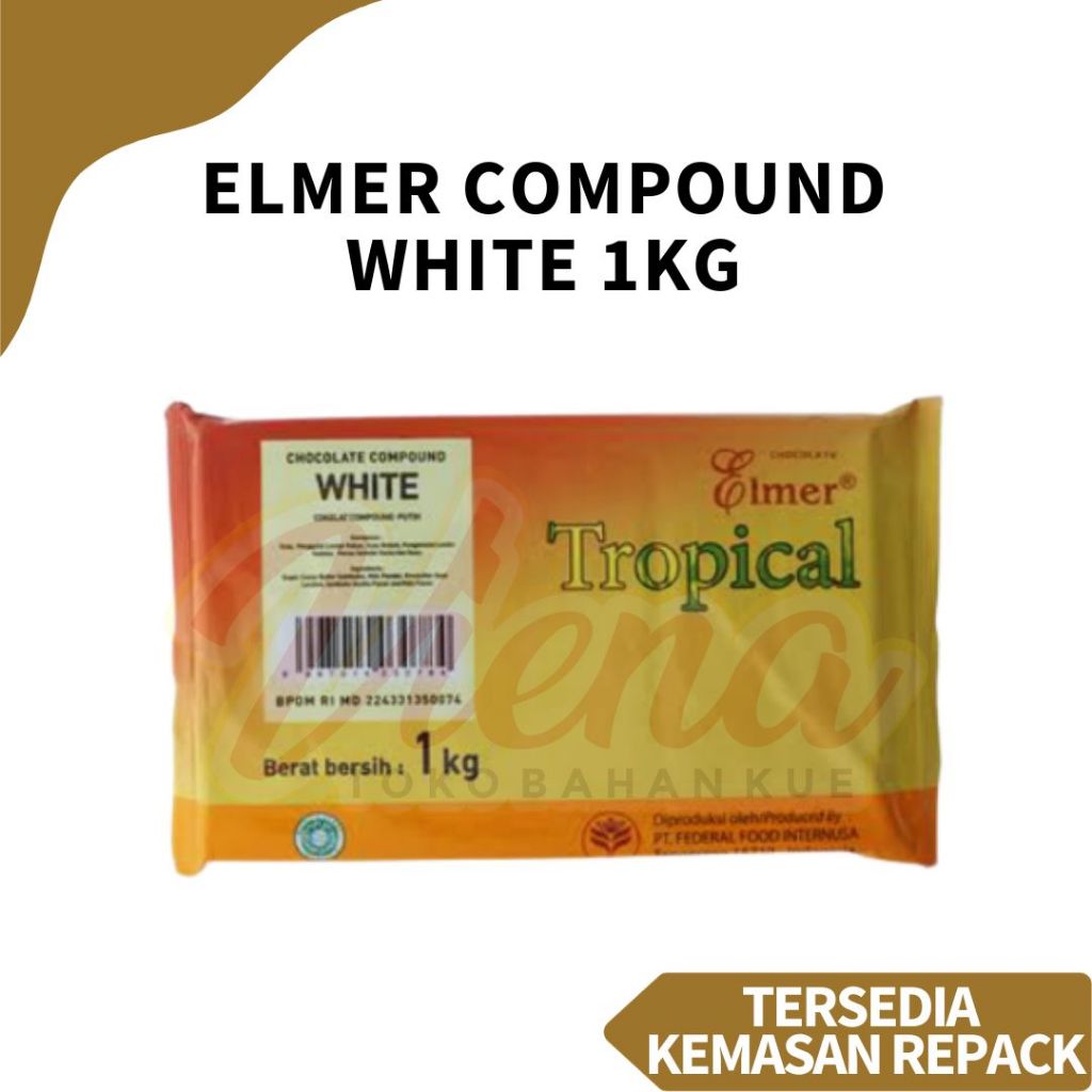 Jual Elmer Compound Tropical 1kg / Coklat Batang Banana / Dark ...